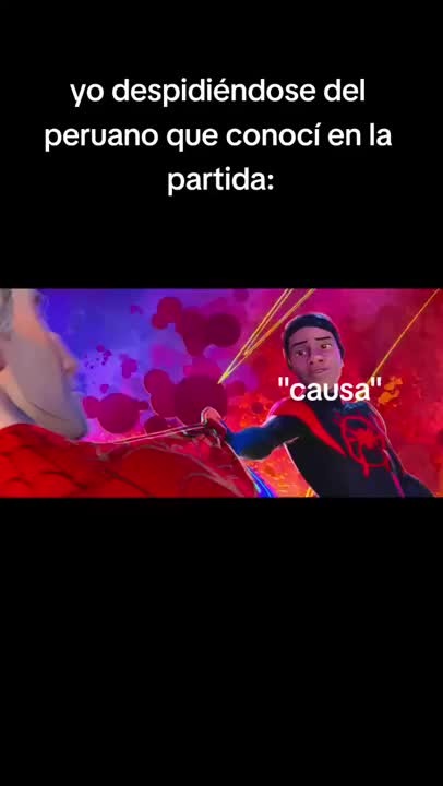 Yo Despidiendome De Un Peruano Que Conoci En Una Partida Meme Subido Por Panteramxm Memedroid