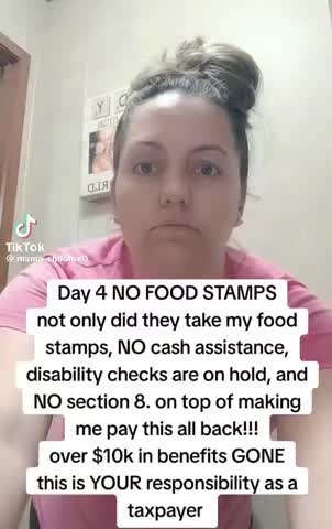 Woman loses $10,000 per month in gubmint assistance and it's your fault ...