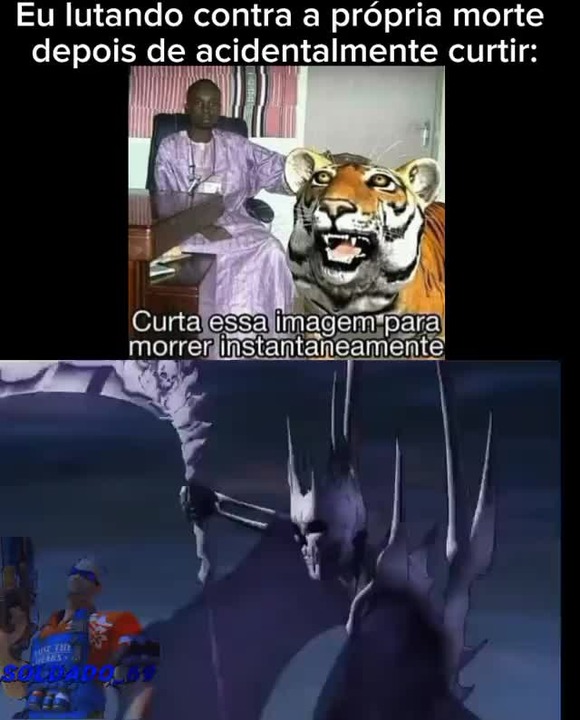 Se você curtir esse poste você vai morrer daqui a 5 segundos - Meme by ...