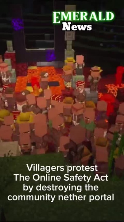 Minecraft villagers protest with pixelated fire - Meme by arrowguy ...