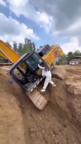 I see your forklift cert and raise you excavator girl - Meme by ...