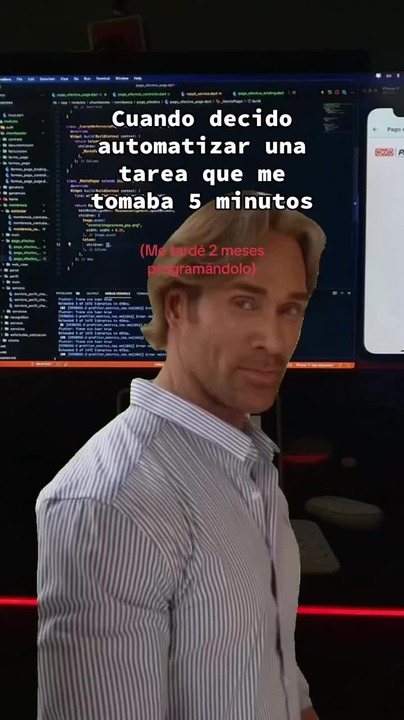 automatizando tareas - Meme by lobojavi :) Memedroid