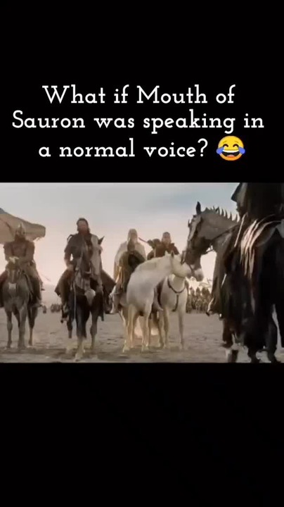Mouth of Sauron but make it squeaky - Meme by KevinKing :) Memedroid