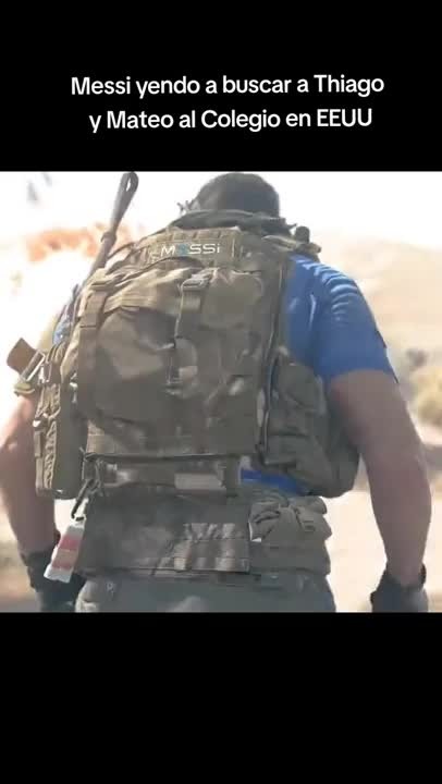 Messi yendo a recoger al colegio a su hijo en Estados Unidos - Meme ...