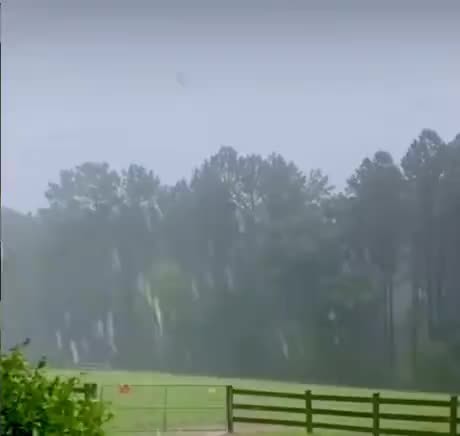 This lighting bolt reduces a metal fence to smoke - Meme by schizoidman ...