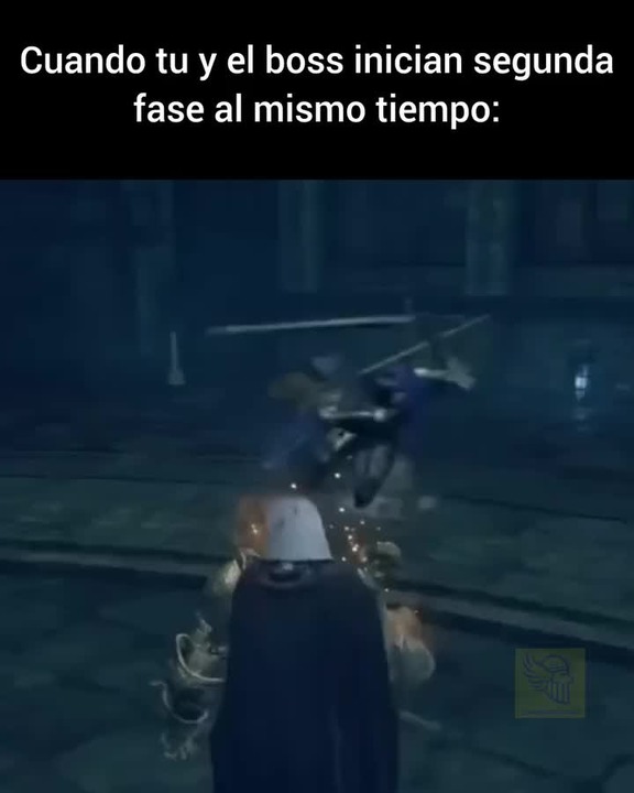 Cuando el jefe y tú entran en fase 2 al mismo tiempo - Meme subido por ...