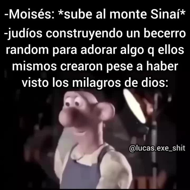 El acontecimiento bíblico más weon, literal los judíos vieron el mar ...