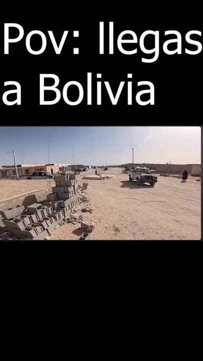 POV: Llegas a bolivia - Meme subido por BichoTRECE :) Memedroid