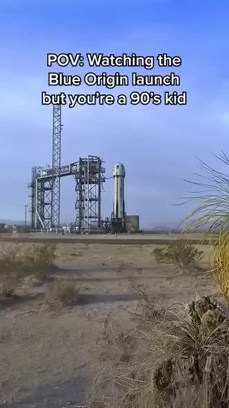 POV: You're a 90s kid watching Blue Origin like it’s Discovery Channel ...