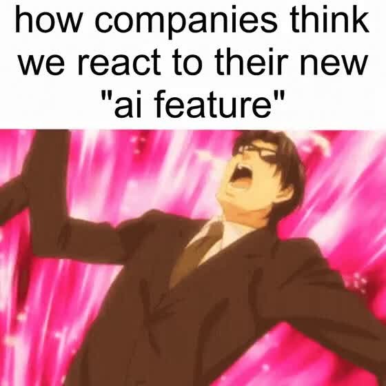 Companies when they add AI to a button and call it innovation - Meme by ...