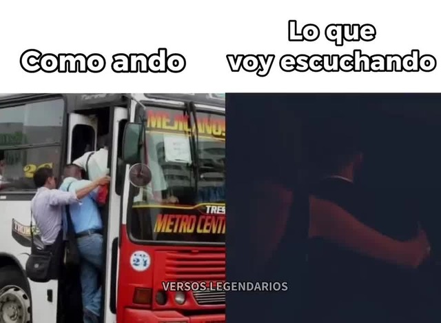 Colgado encima del bus - Meme by Emememme :) Memedroid