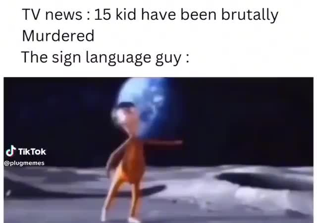 Sign language guy in the news - Meme by oceanapple :) Memedroid