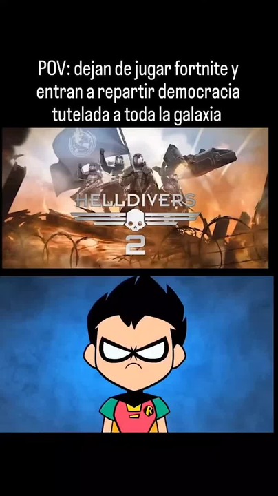 Cuántos memedroiders juegan al Helldivers 2? - Meme subido por ... Cuántos memedroiders juegan al Helldivers 2? - Meme subido por ...