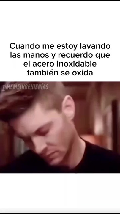 cuando recuerdas que el acero inoxidable también se oxida - Meme subido ...