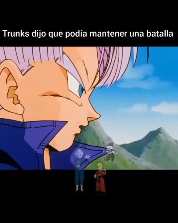 Trunks contando tremenda mentira en su viaje al pasado - Meme subido ...