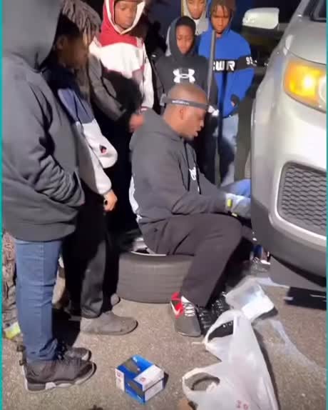 Dad teaching kids car maintenance - Meme by X03ax :) Memedroid