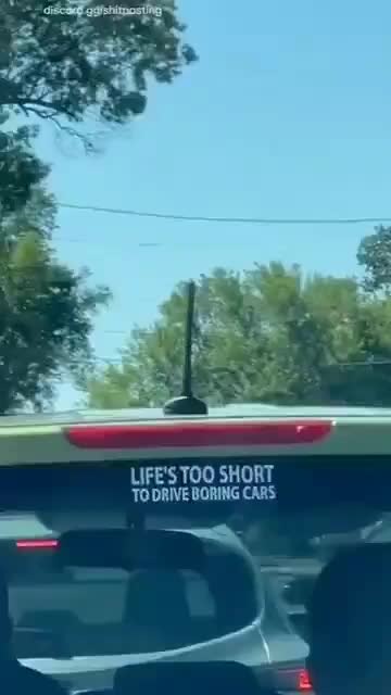 Life's too short to drive boring cars - Meme by abheek_dota :) Memedroid