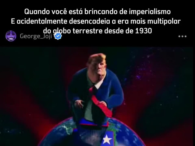 Ascensão multipolar saindo do forno em 2030 - Meme subido por ...