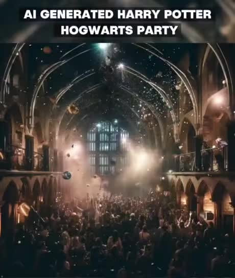 Ai generated Harry potter Hogwarts party - Meme by ZeroNumbCold ...