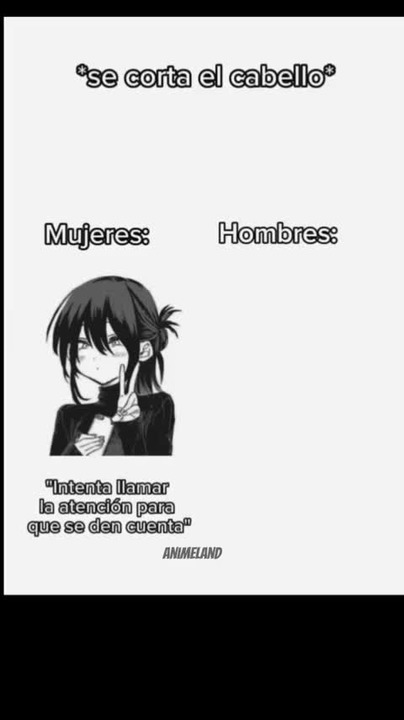 Cuando intentas peinarte y terminas invocando un anime - Meme subido ...