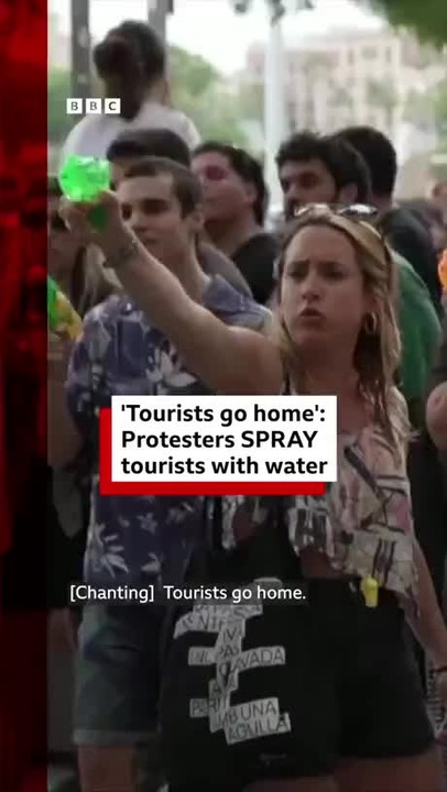 Protests in Spain asking revenue generating tourists to go back home ...