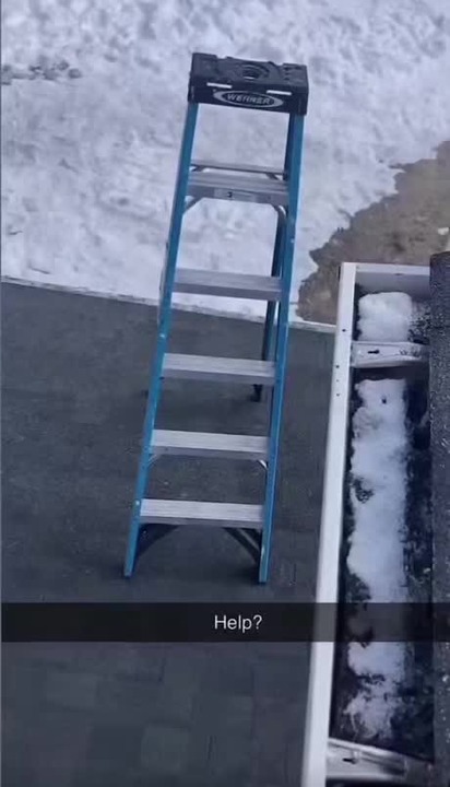 Se cansó de ayudar la escalera - Meme by Fedediaz :) Memedroid