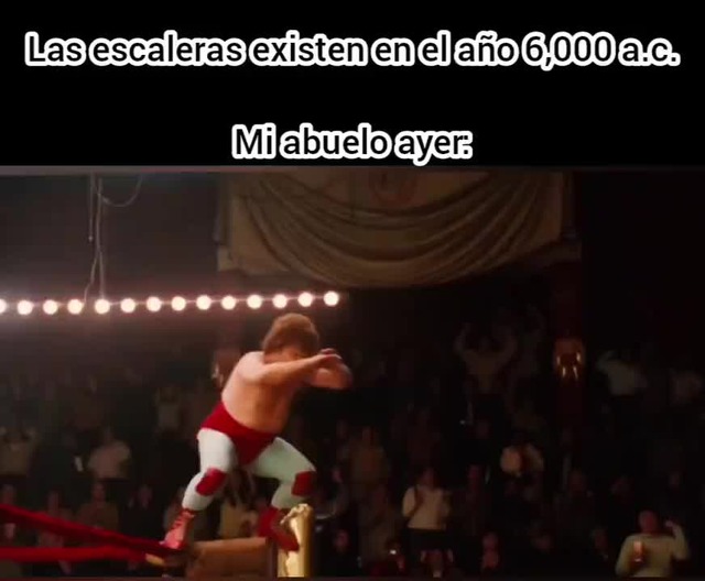 Abuelo peleando contra la gravedad - Meme subido por dreamca23 :) Memedroid