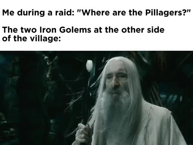 Minecraft raid meme - Meme by KMAT97 :) Memedroid