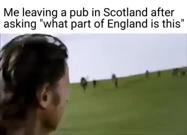 Asking a Scottish pub if it's part of England was my final mistake ...