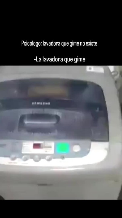 La lavadora está rara - Meme subido por gelemi :) Memedroid