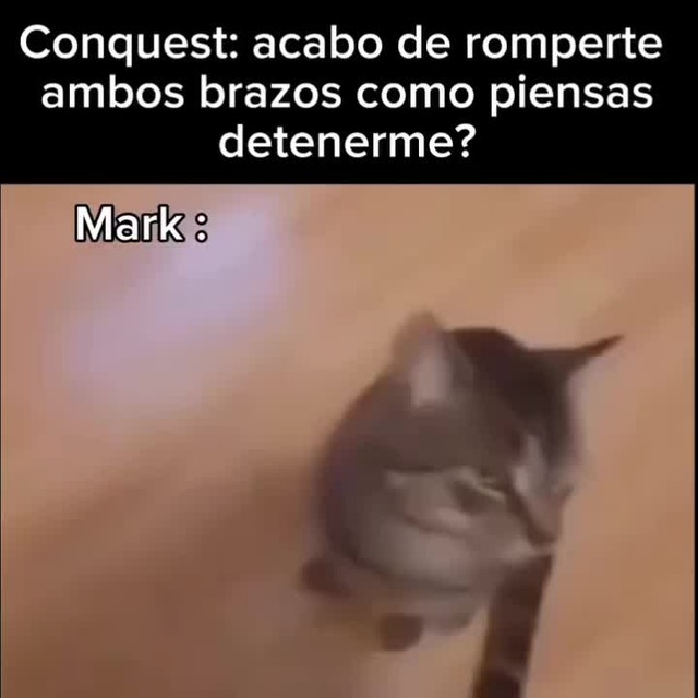 Con los brazos rotos pero aún con ganas de pelear - Meme subido por ...