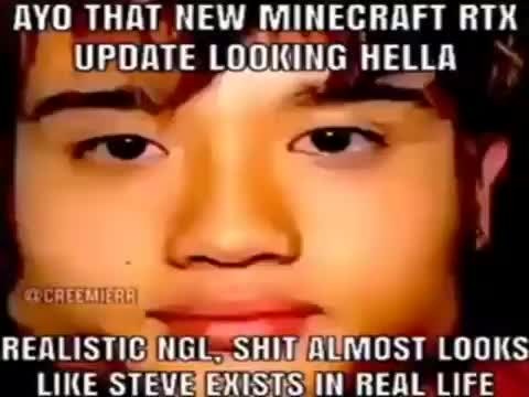 Minecraft RTX - Meme by NinjaDoInferno2 :) Memedroid