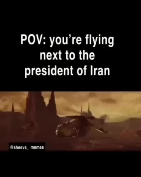 Flying next to the president of Iran - Meme by MaddyTheMadCow :) Memedroid