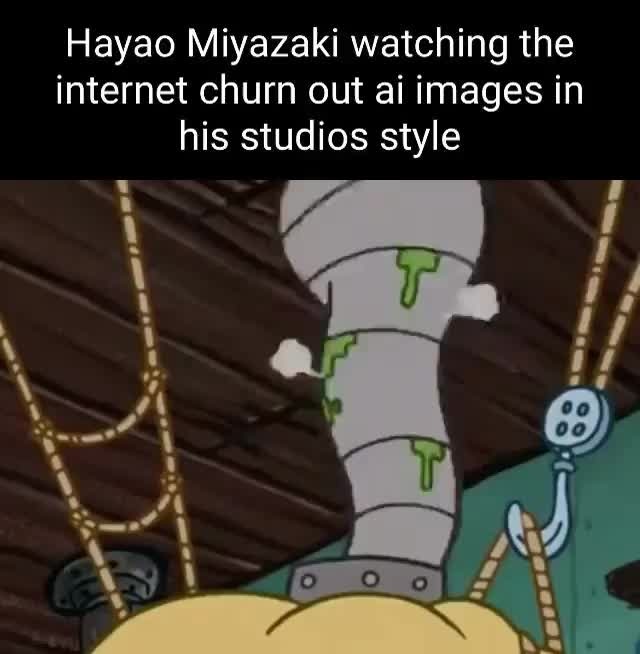 Miyazaki about Ghibli memes - Meme by Mustafafleur :) Memedroid