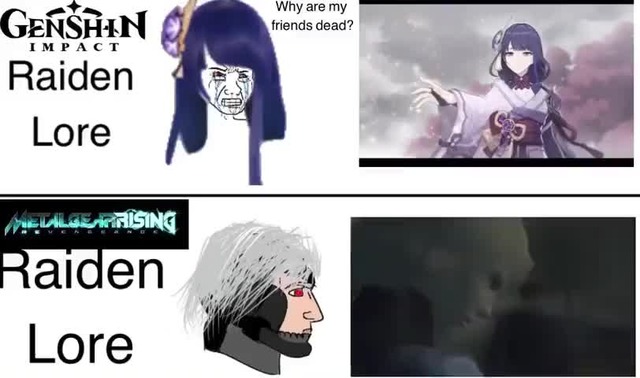 Metal Gear Rising Raiden lore - Meme subido por gotrunksZ :) Memedroid