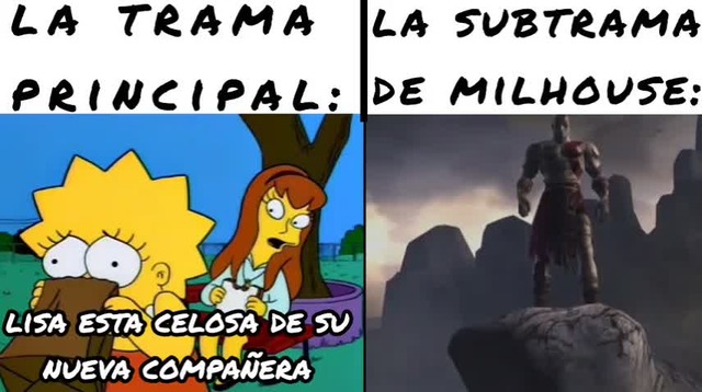 La subtrama de Milhouse - Meme by Engel98 :) Memedroid