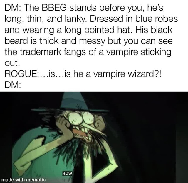 He is the vampire wizard - Meme by SlashExtreme :) Memedroid