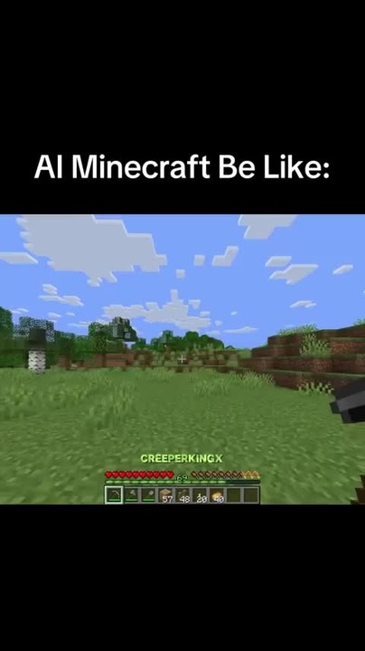AI Minecraft be like - Meme by abheek_dota :) Memedroid