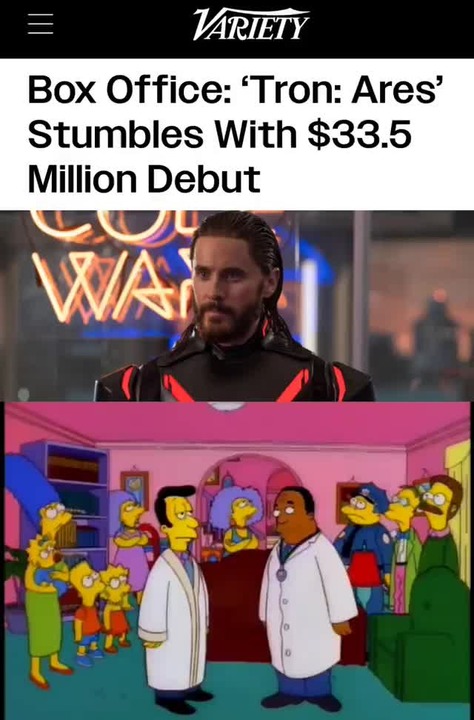 Tron: Ares flopped harder than expected - Meme by hihungry :) Memedroid