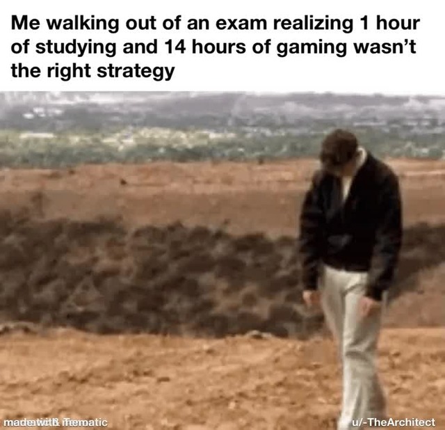 maybe it's the right one for the next exam, try again - Meme by ...