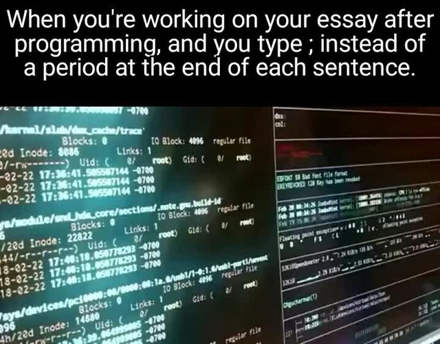 Semicolons are like periods in C++ - Meme by dude.droid :) Memedroid