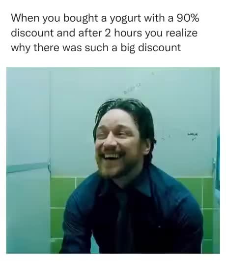 Yogurt with discount - Meme by jamjamhxm :) Memedroid